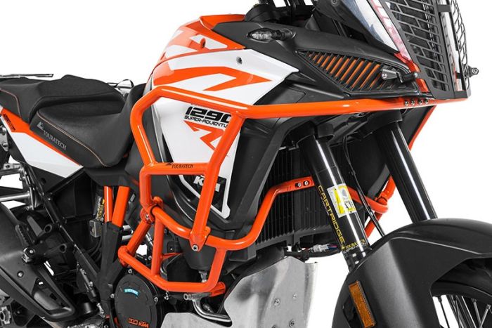 Crash bar extension orange for KTM 1290 Super Adventure S R 2020