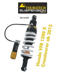 Touratech Suspension shock absorber for Honda VFR 1200 X Crosstourer ...